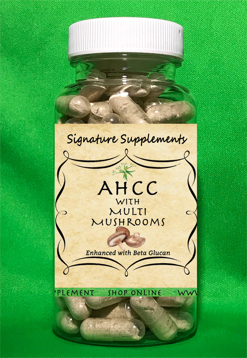 AHCC with Multi Mushrooms - 100 Capsules – Your Signature Supplements
