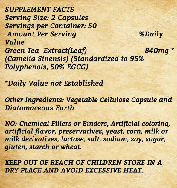 ECGC Green Tea Extract | Your Signature Supplements