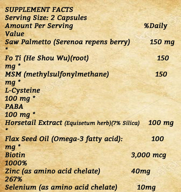 Hair Regrow for Men | Your Signature Supplements