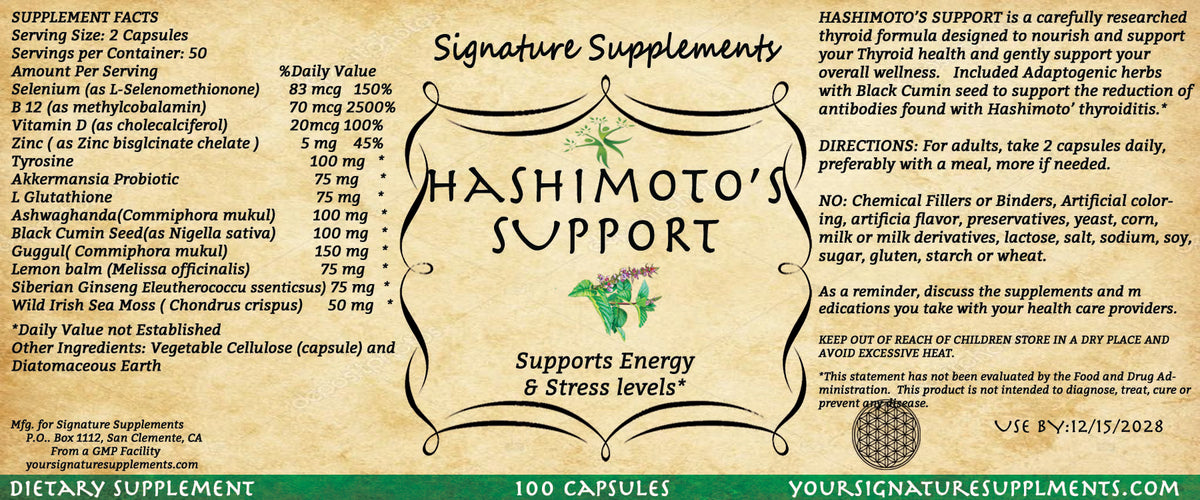 Hashimoto's Support – Your Signature Supplements