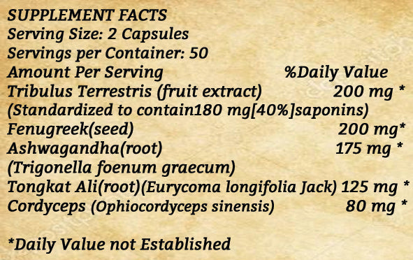 T-Boost - 100 Capsules | Your Signature Supplements